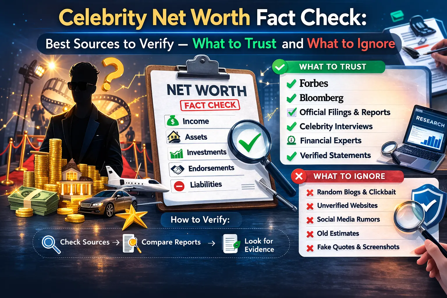 Celebrity Net Worth Fact Check — Best Sources to Verify Estimates