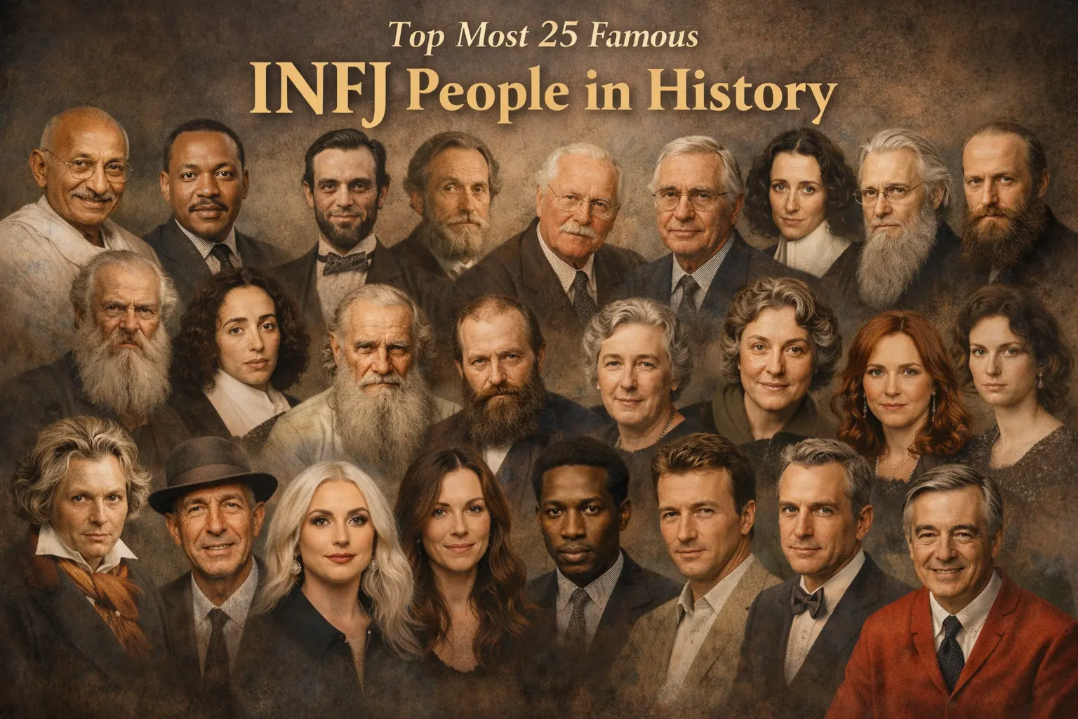 Top 25 Most Famous INFJ People in History