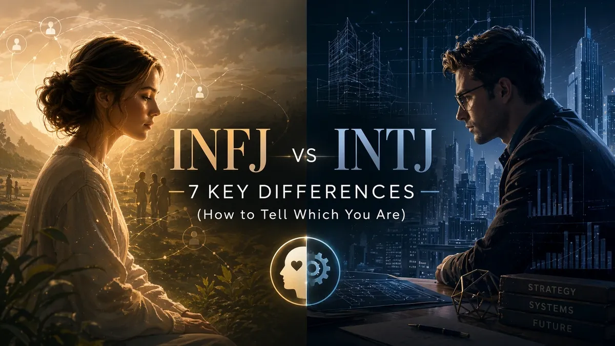 INFJ vs INTJ: 7 Key Differences (And How to Tell Which One You Are)
